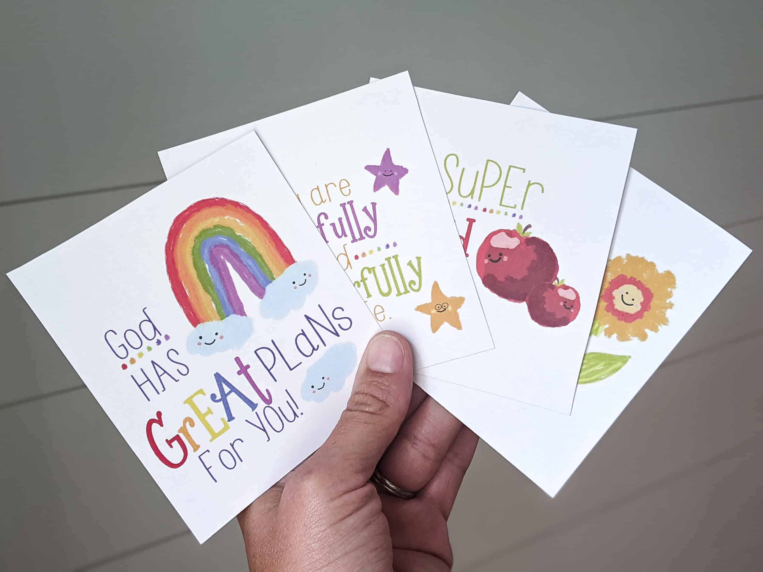 Free Encouragement Cards for Kids | Children's Worship Bulletins Blog