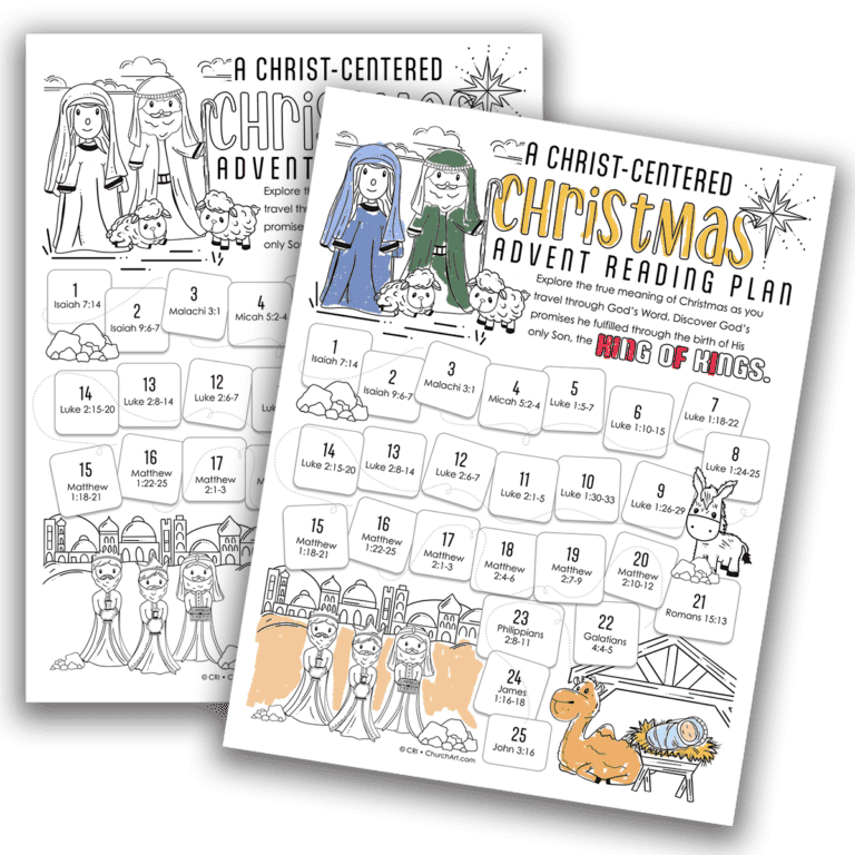 Advent Reading Plan for Kids | Children's Worship Bulletins Blog