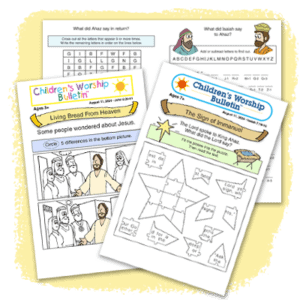 12 Ways to Engage Kids with Children's Worship Bulletins