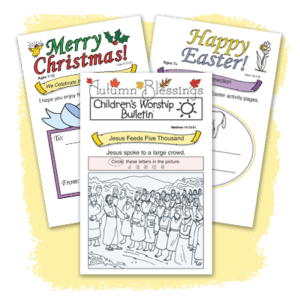 12 Ways to Engage Kids with Children's Worship Bulletins